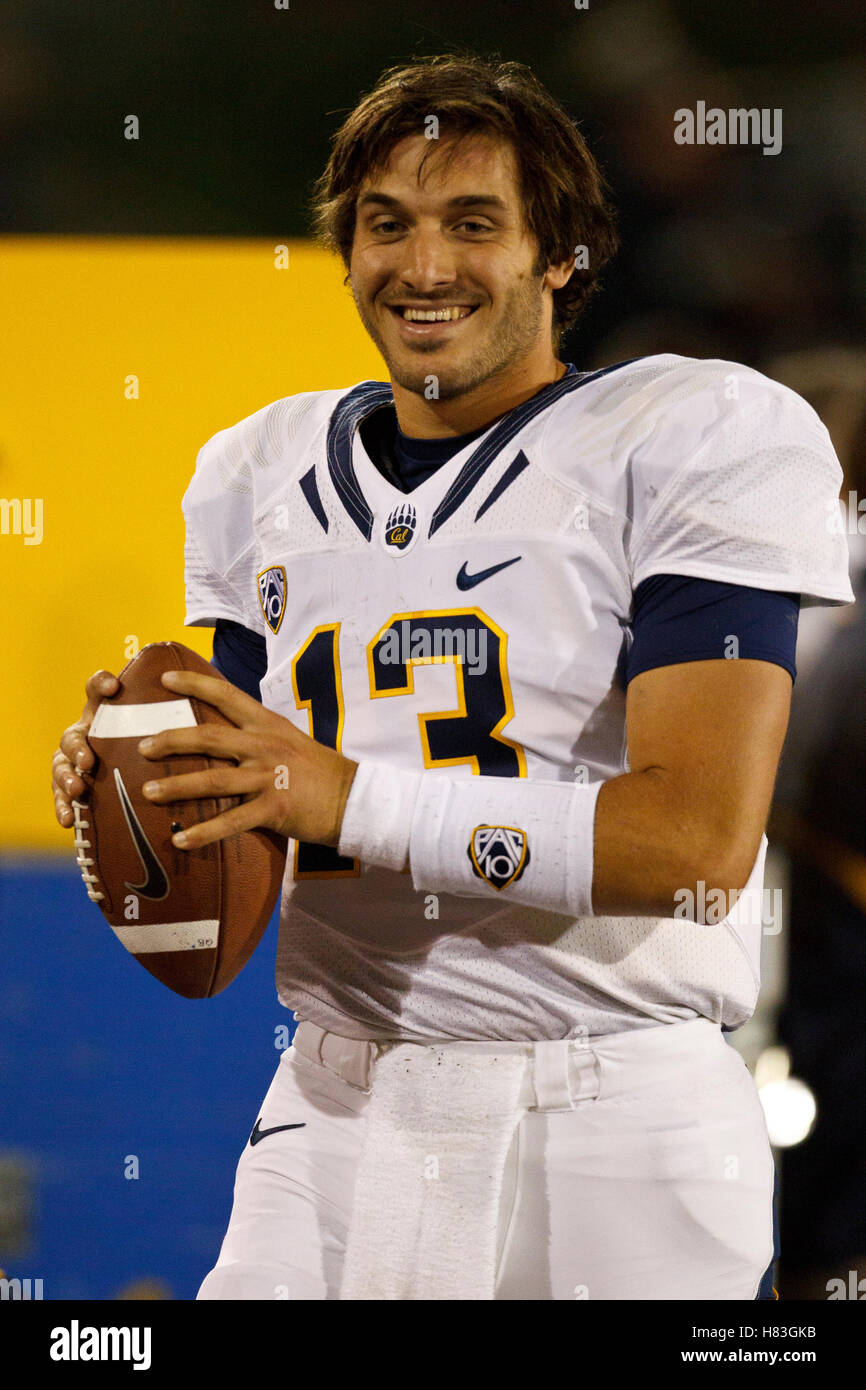 September 17, 2010; Reno, NV, USA; California Golden Bears quarterback ...