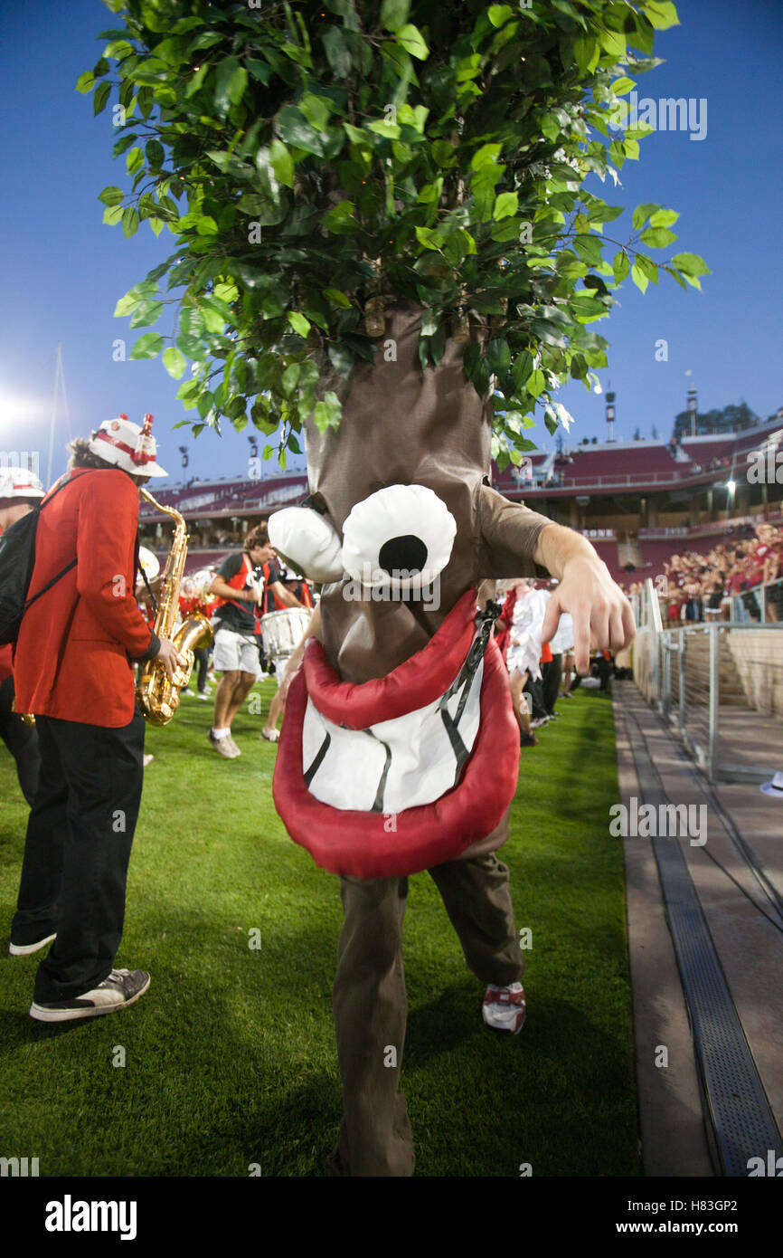September 18, 2010; Stanford, CA, USA; The Stanford Cardinal mascot ...
