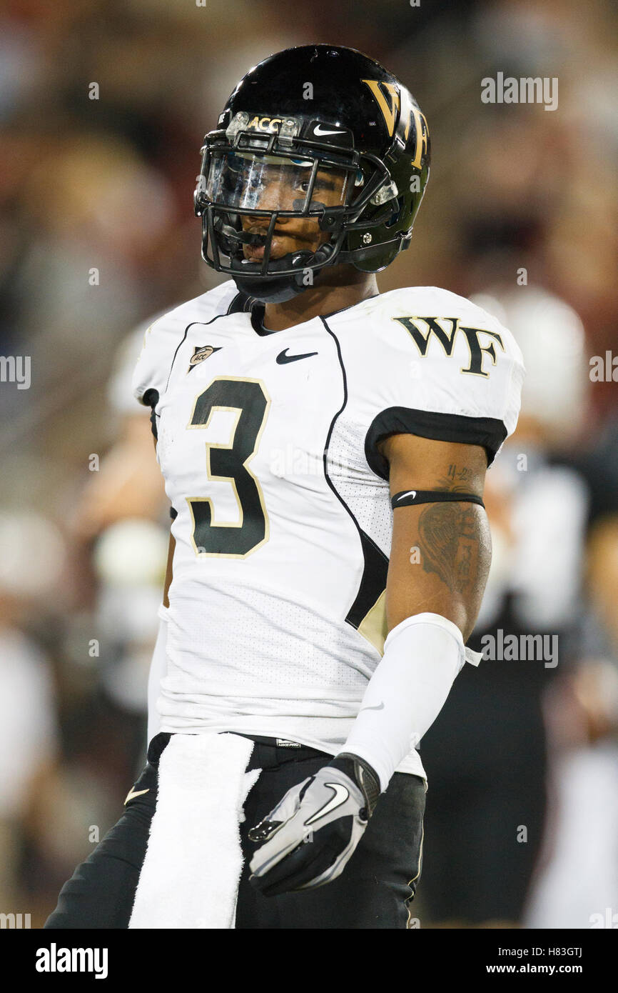 September 18, 2010; Stanford, CA, USA; Wake Forest Demon Deacons wide ...