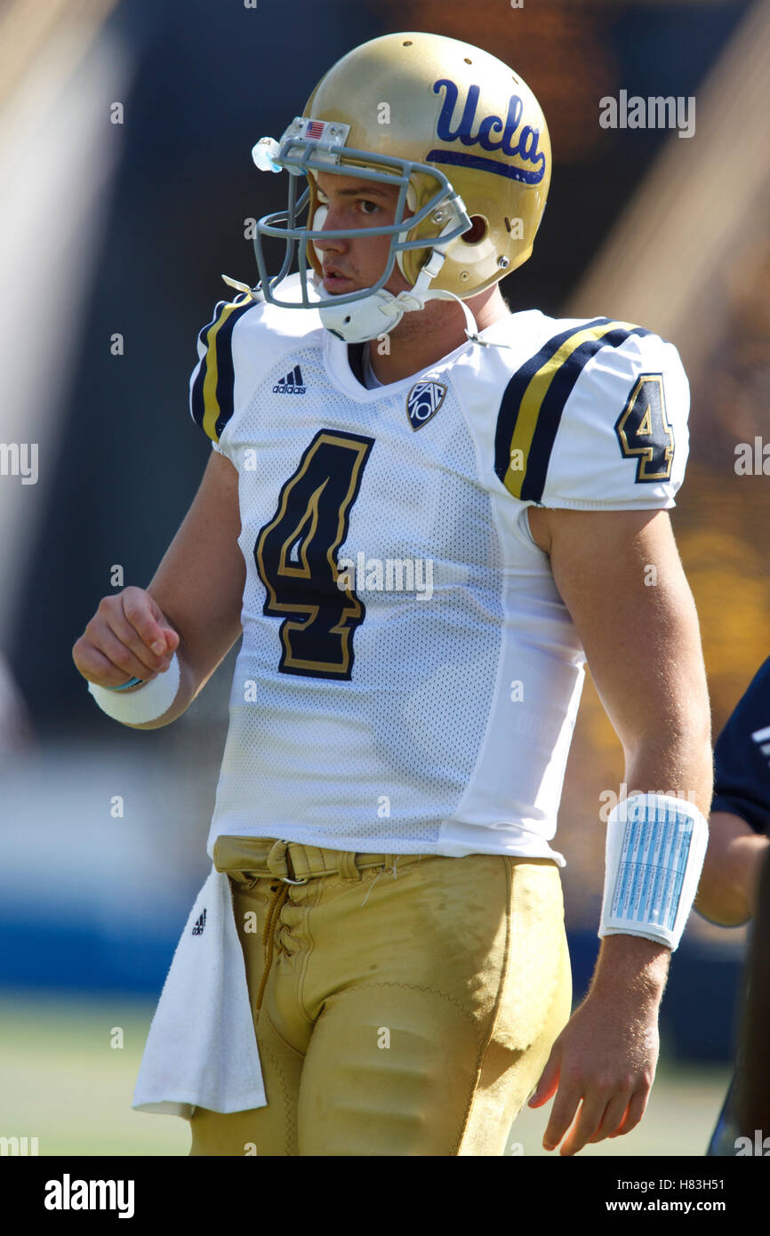 October 9, 2010; Berkeley, CA, USA; UCLA Bruins quarterback Kevin ...