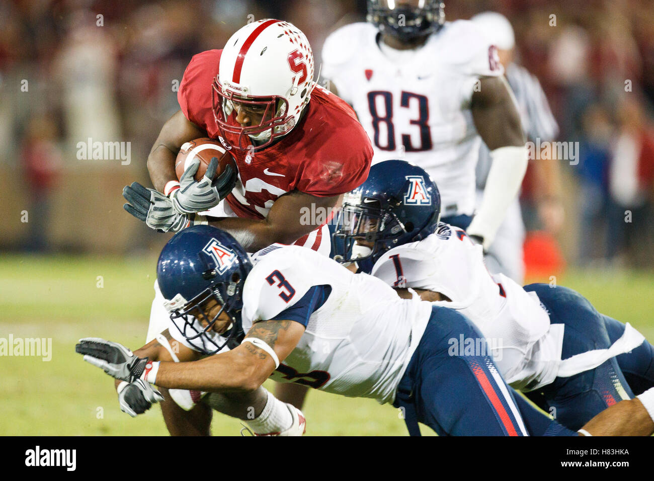 November 6, 2010; Stanford, CA, USA; Stanford Cardinal running back ...
