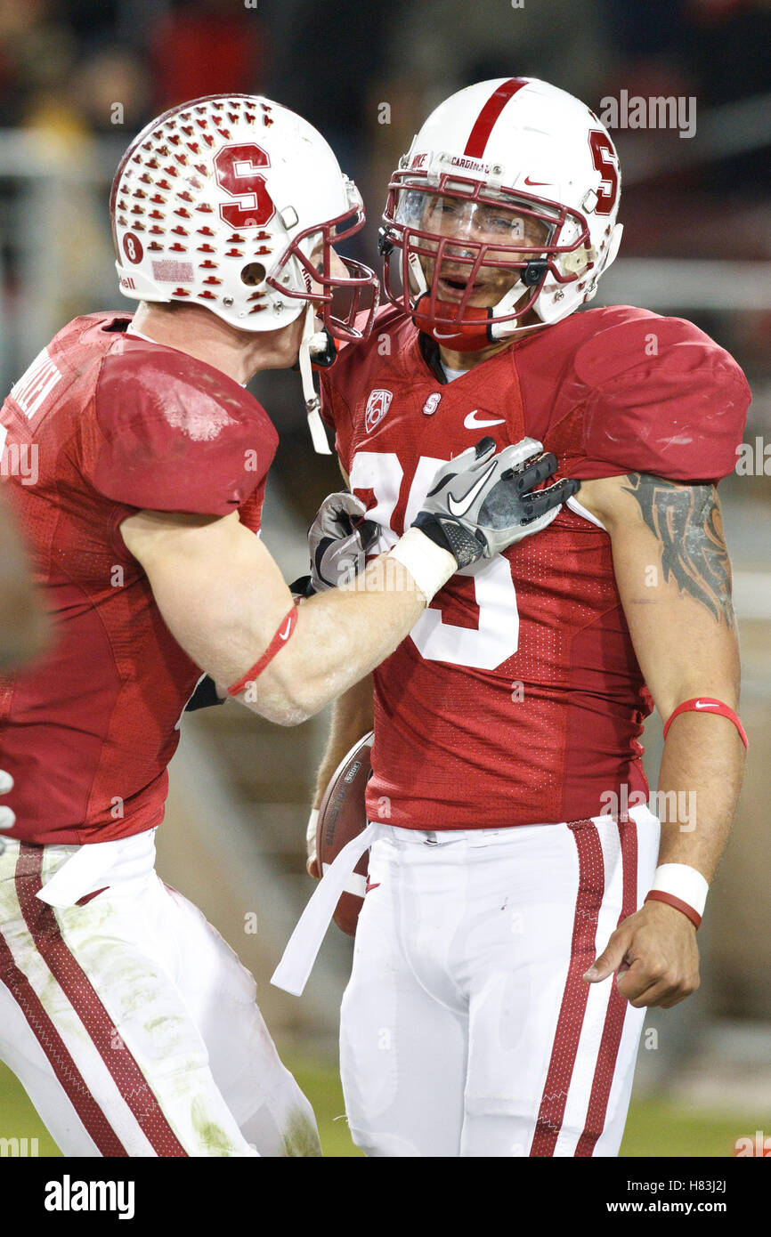 November 27, 2010; Stanford, CA, USA; Stanford Cardinal running back ...