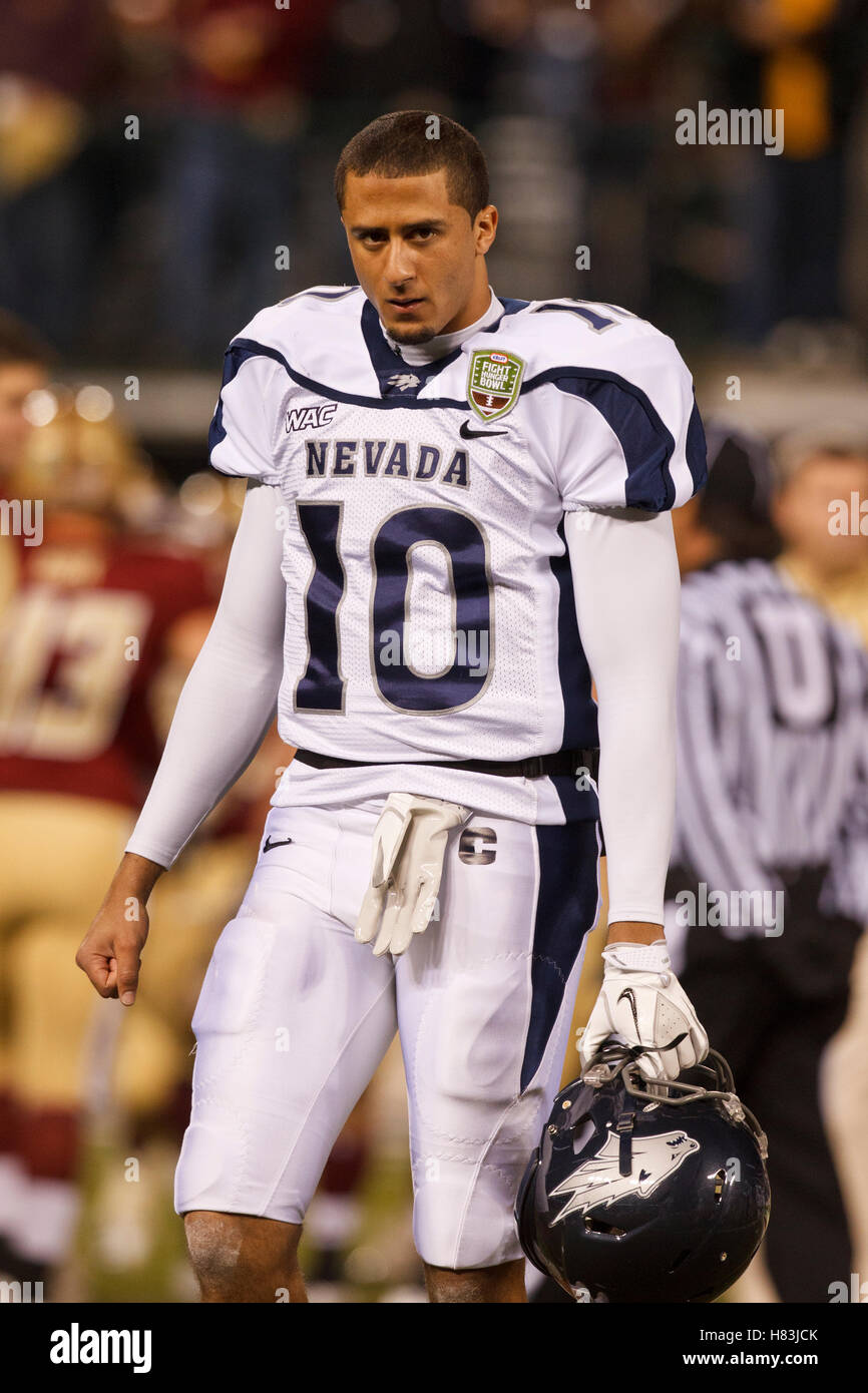 January 9, 2011; San Francisco, CA, USA; Nevada Wolf Pack quarterback ...