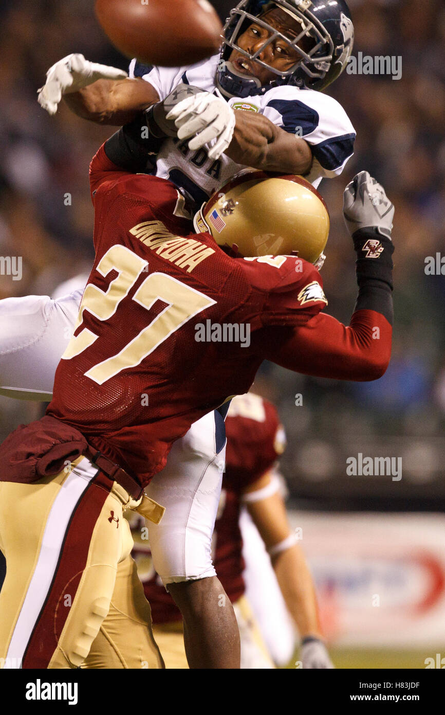 January 9, 2011; San Francisco, CA, USA; Boston College Eagles safety ...