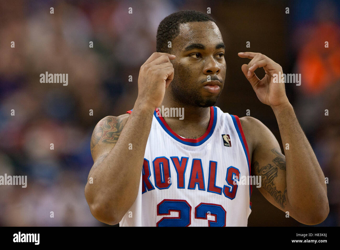 Sacramento kings basketball team hi-res stock photography and images ...