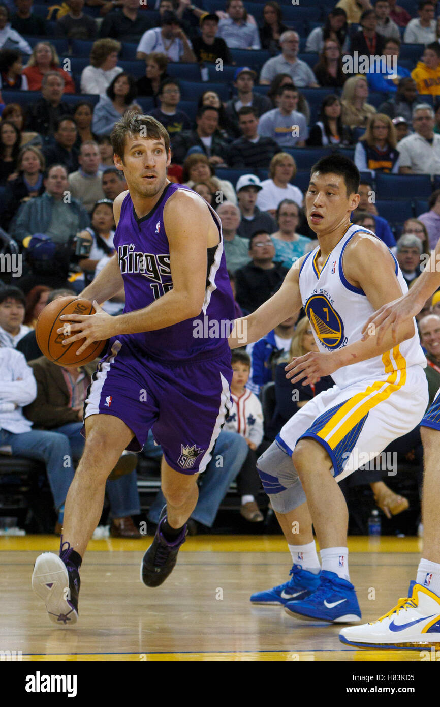 April 10, 2011; Oakland, CA, USA; Sacramento Kings point guard Beno ...