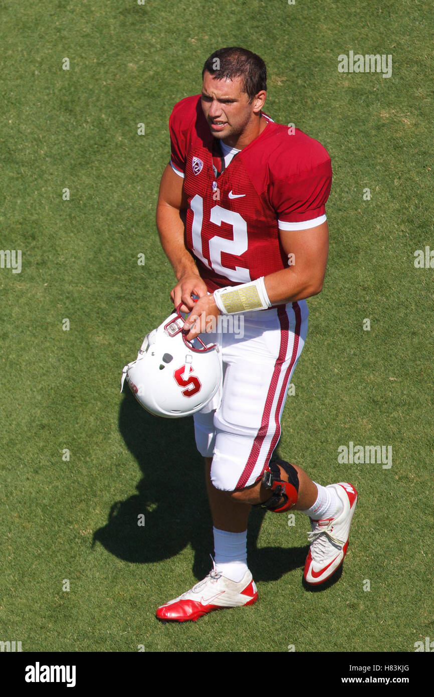September 3, 2011; Stanford, CA, USA; Stanford Cardinal quarterback ...
