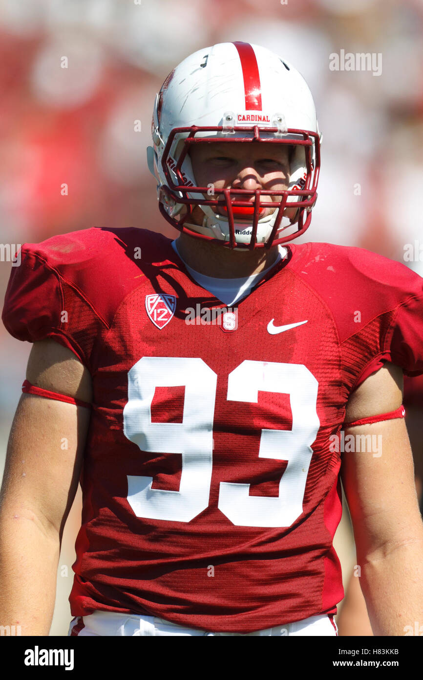 Linebacker trent murphy 93 stanford hi-res stock photography and images ...