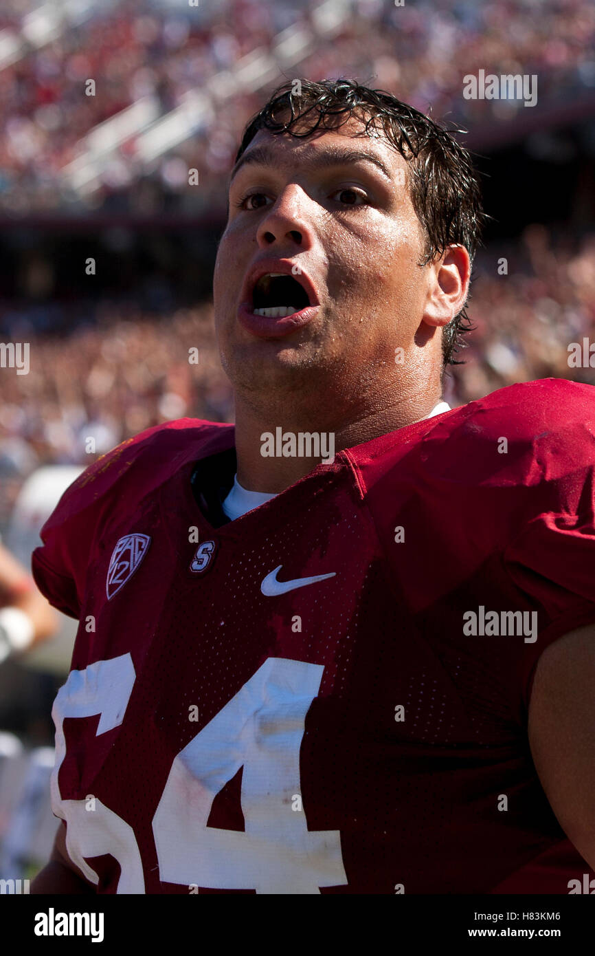 September 3, 2011; Stanford, CA, USA; Stanford Cardinal center Sam ...