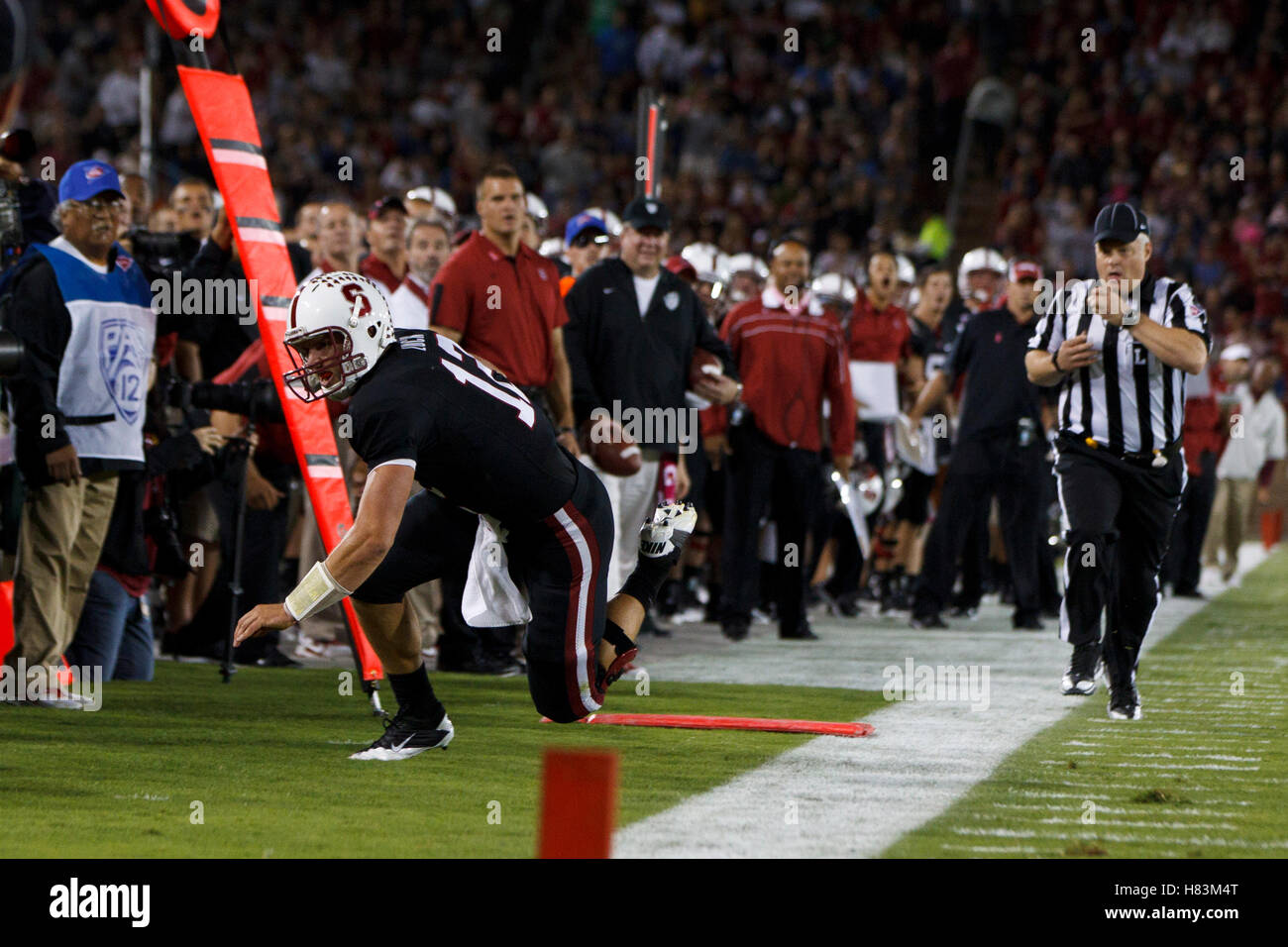 Oct 1, 2011; Stanford CA, USA; Stanford Cardinal quarterback Andrew ... Oct 1, 2011; Stanford CA, USA; Stanford Cardinal quarterback Andrew ...