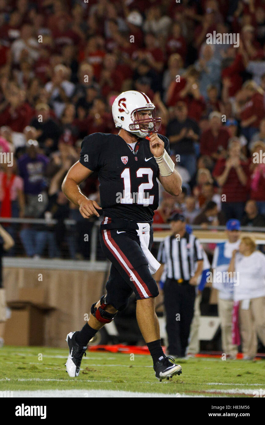 Oct 1, 2011; Stanford CA, USA; Stanford Cardinal quarterback Andrew ...