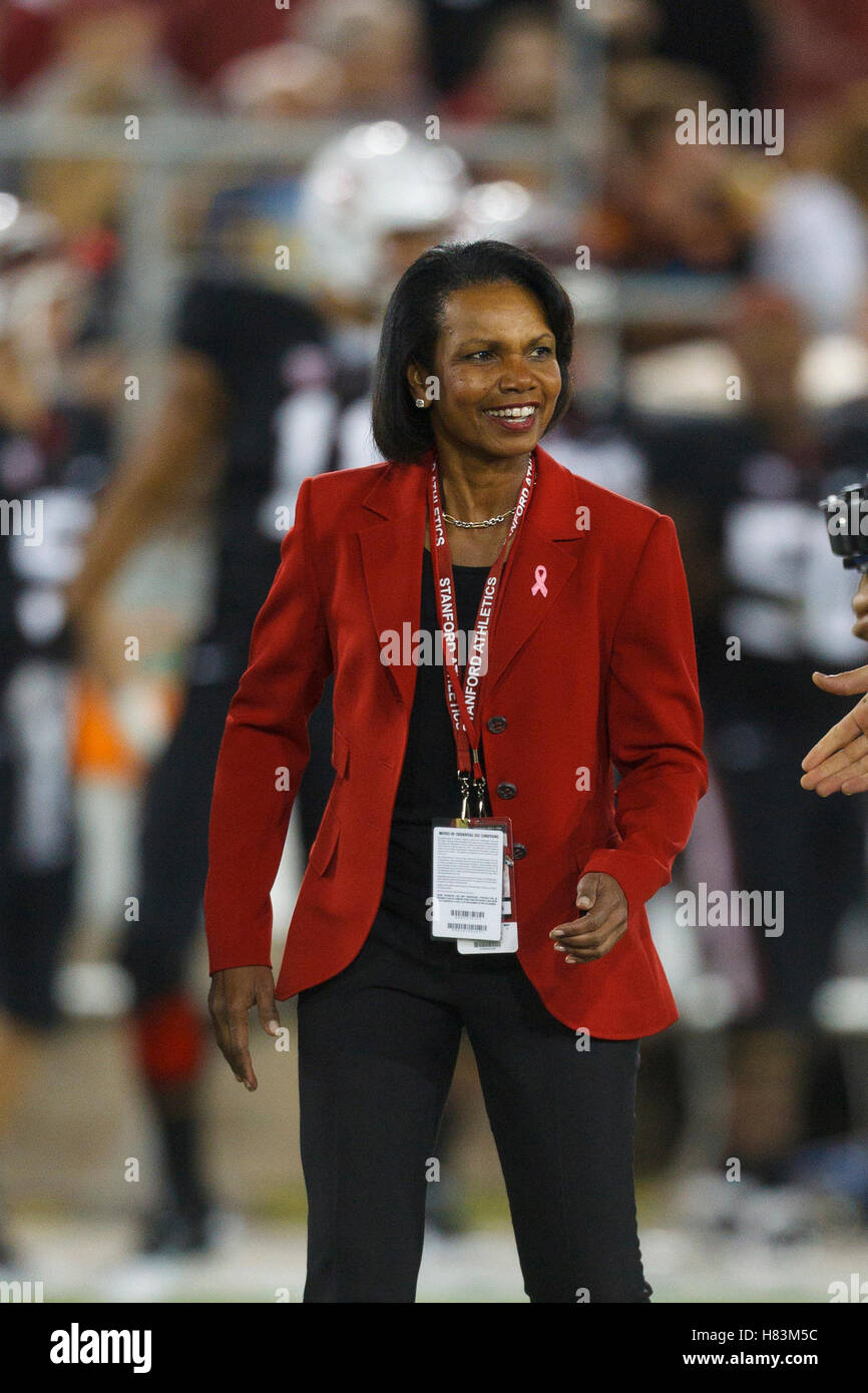 Oct 1, 2011; Stanford CA, USA; Former secretary of state Condoleezza ...