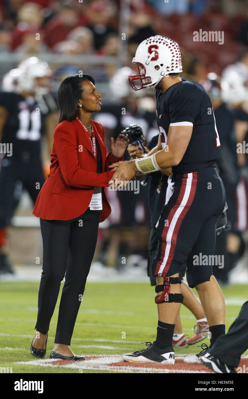 Condoleezza rice at football game hi-res stock photography and images ...