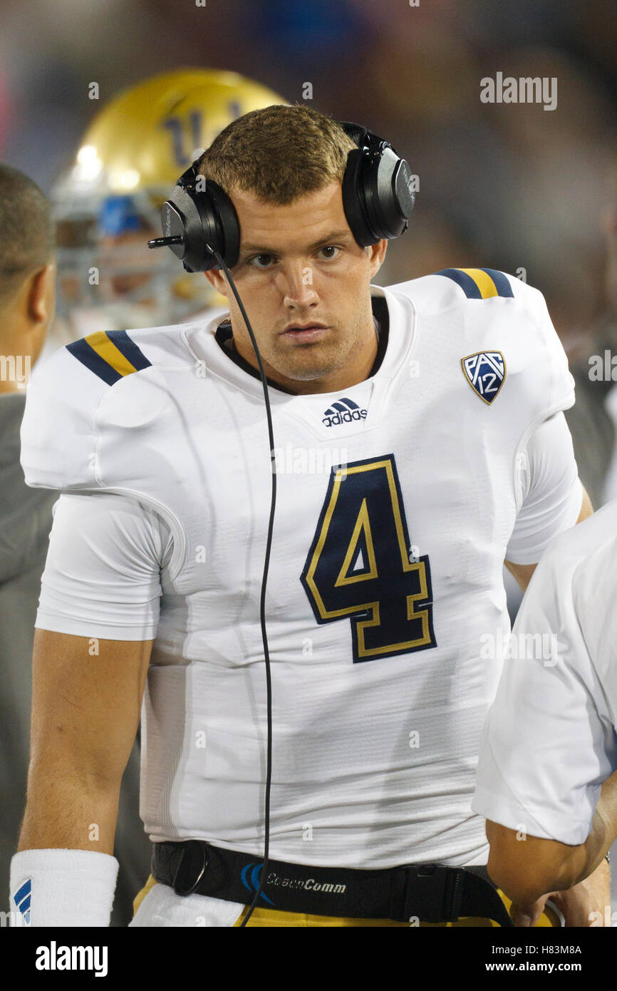Oct 1, 2011; Stanford CA, USA; UCLA Bruins quarterback Kevin Prince (4 ...