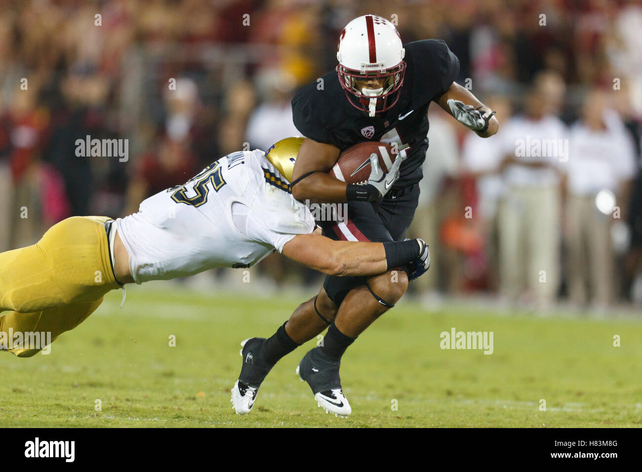 Oct 1, 2011; Stanford CA, USA; Stanford Cardinal wide receiver Drew ...