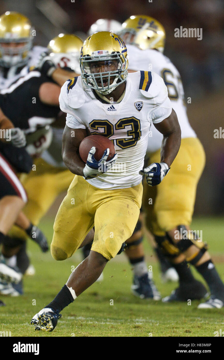 Oct 1, 2011; Stanford CA, USA; UCLA Bruins running back Johnathan ...