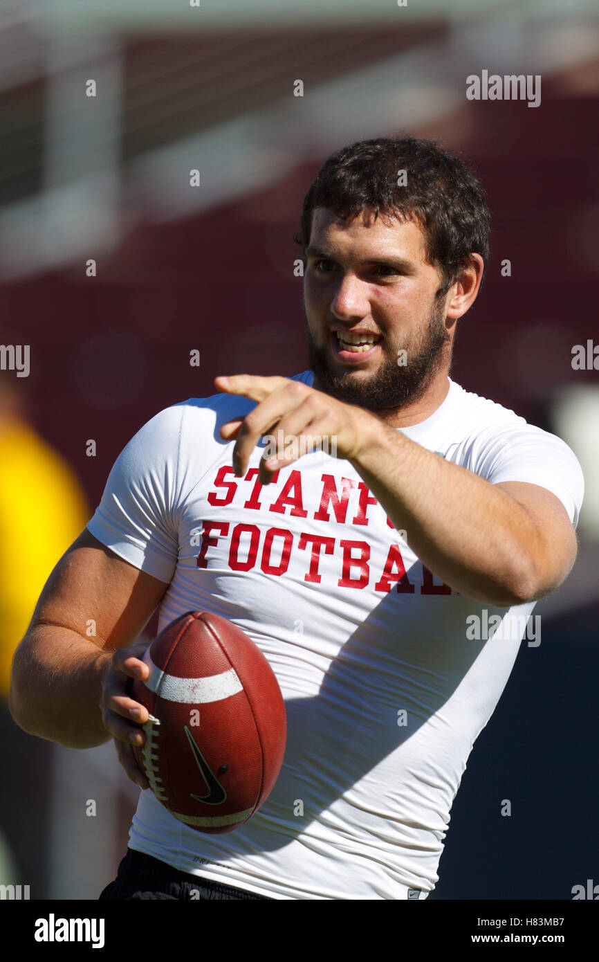 Oct 8, 2011; Stanford CA, USA; Stanford Cardinal quarterback Andrew ... Oct 8, 2011; Stanford CA, USA; Stanford Cardinal quarterback Andrew ...