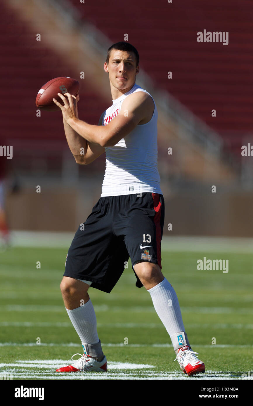 Oct 8, 2011; Stanford CA, USA; Stanford Cardinal quarterback Robbie ...