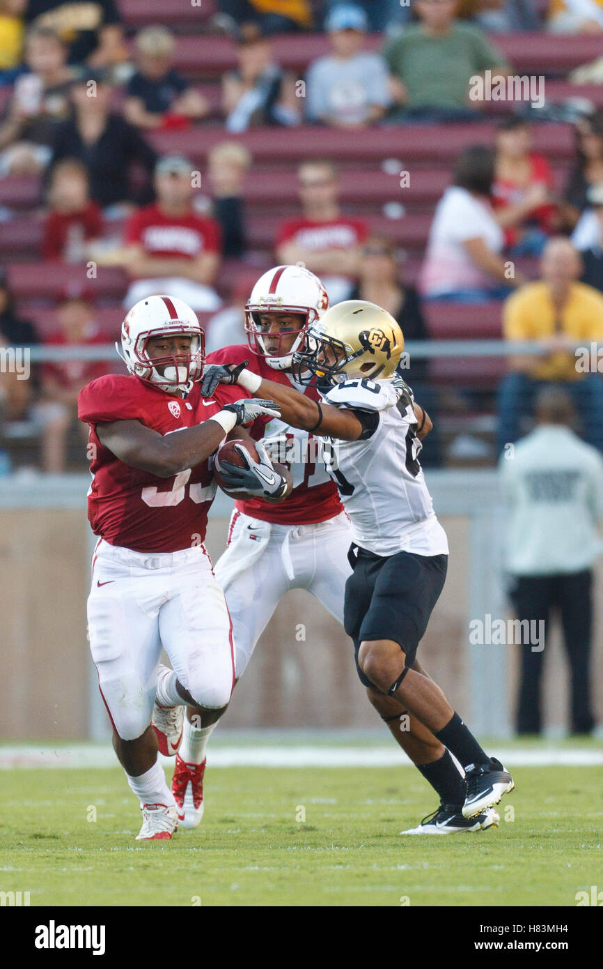 Oct 8, 2011; Stanford CA, USA; Stanford Cardinal running back Stepfan ...