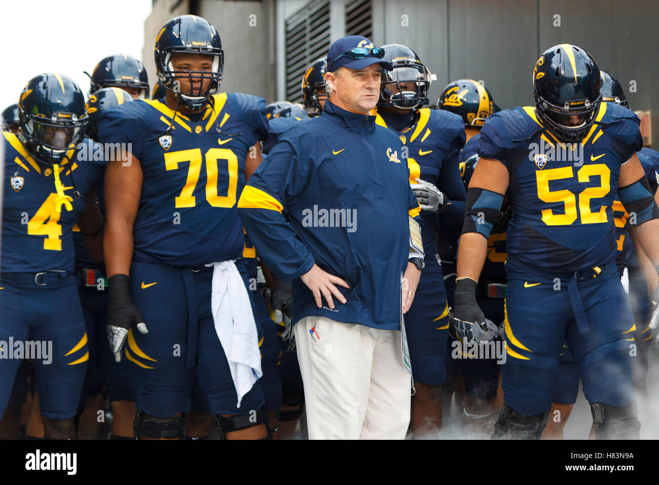 Nov 5, 2011; San Francisco CA, USA; California Golden Bears head coach ...