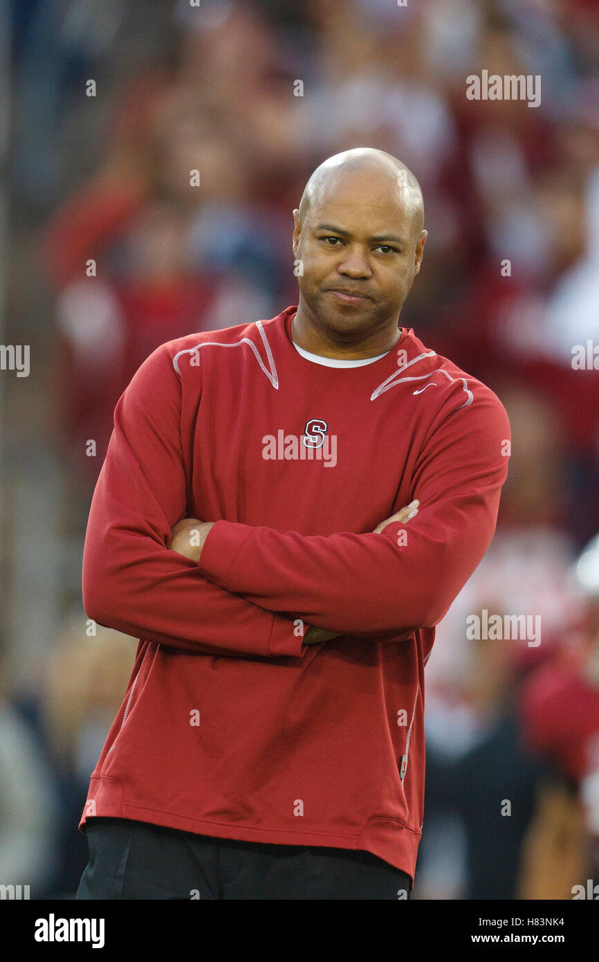 Nov 12, 2011; Stanford CA, USA; Stanford Cardinal head coach David Shaw ...