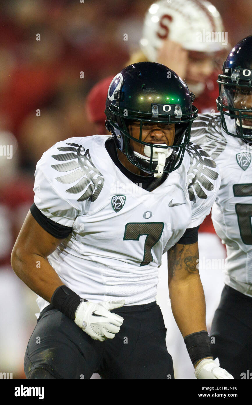 Nov 12, 2011; Stanford CA, USA; Oregon Ducks wide receiver Keanon Lowe ...