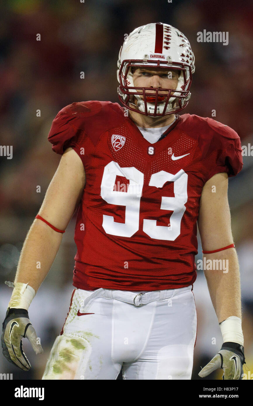 Linebacker trent murphy 93 stanford hi-res stock photography and images ...