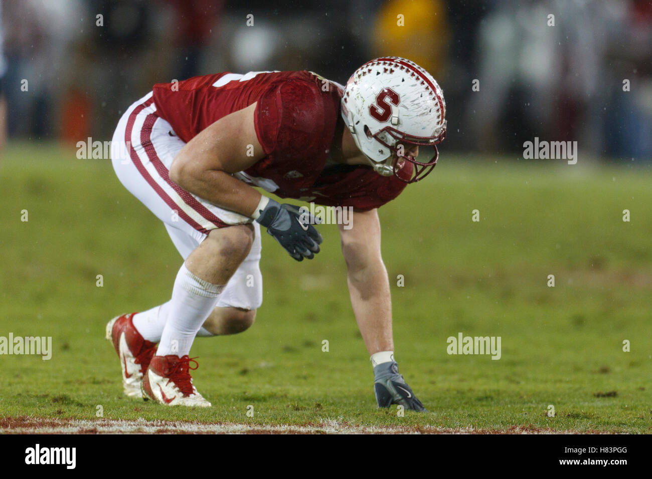 Nov 19, 2011; Stanford CA, USA; Stanford Cardinal linebacker Chase ...