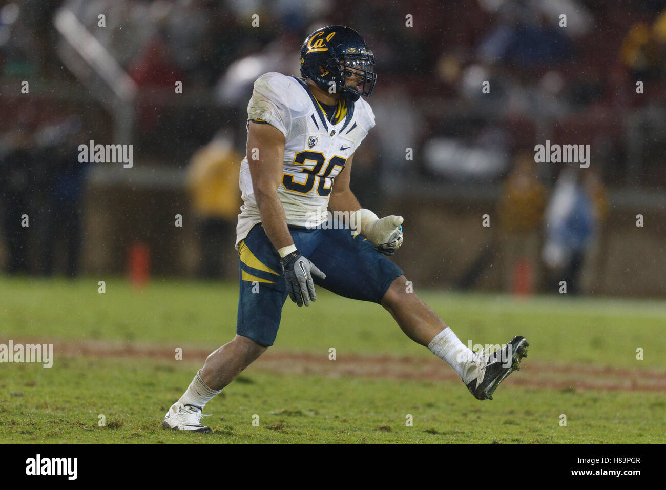 Nov 19, 2011; Stanford CA, USA; California Golden Bears linebacker ...
