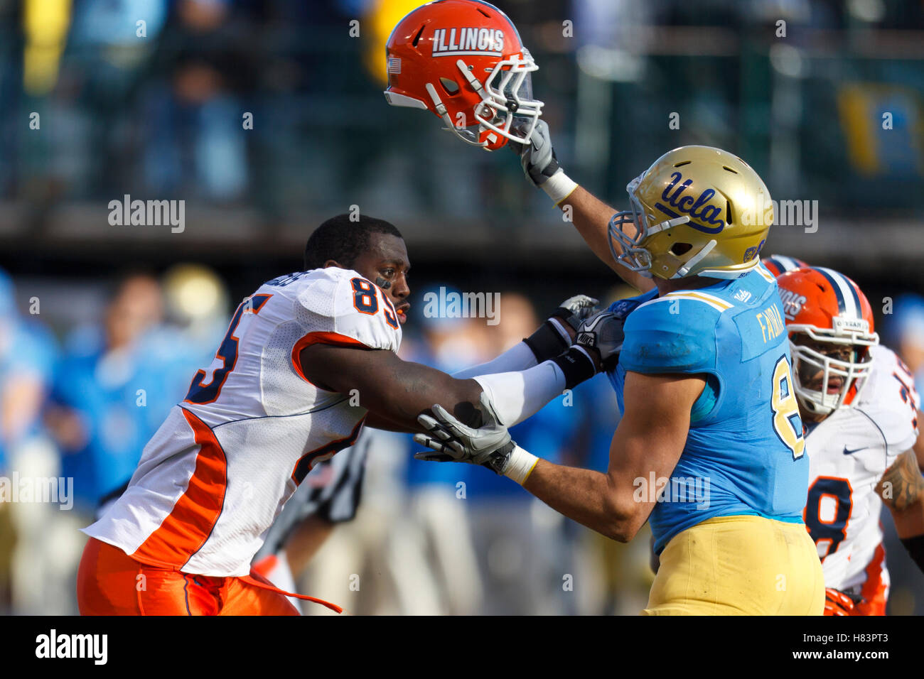 Dec 31, 2011; San Francisco CA, USA; UCLA Bruins tight end Joseph ...