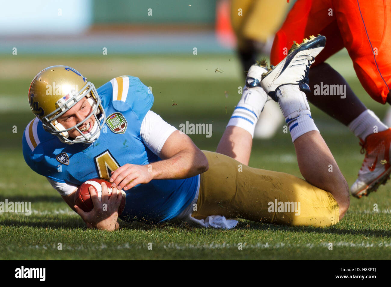 Dec 31, 2011; San Francisco CA, USA; UCLA Bruins quarterback Kevin ...