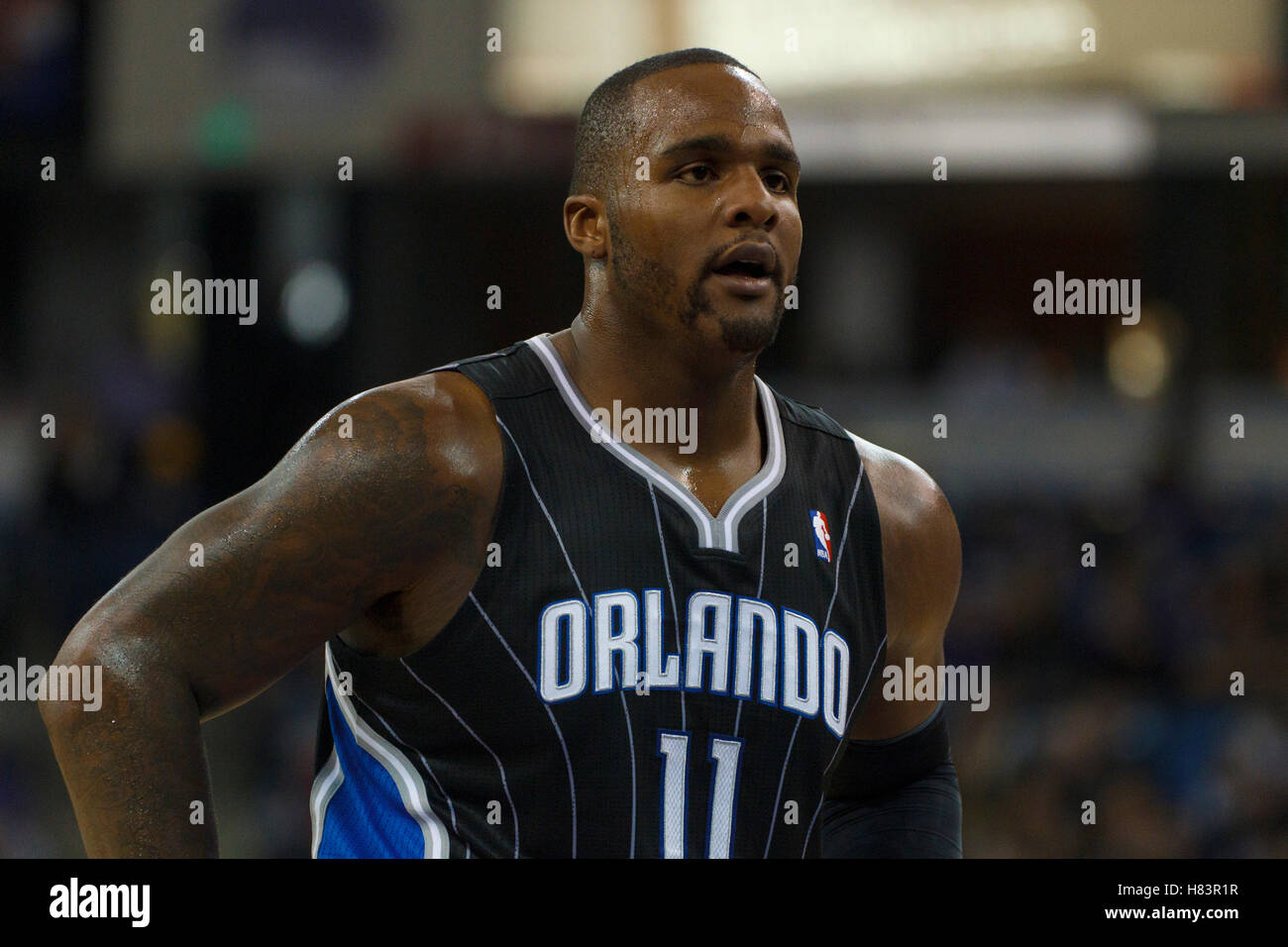 Jan 8, 2012; Sacramento, CA, USA; Orlando Magic power forward Glen ... Jan 8, 2012; Sacramento, CA, USA; Orlando Magic power forward Glen ...