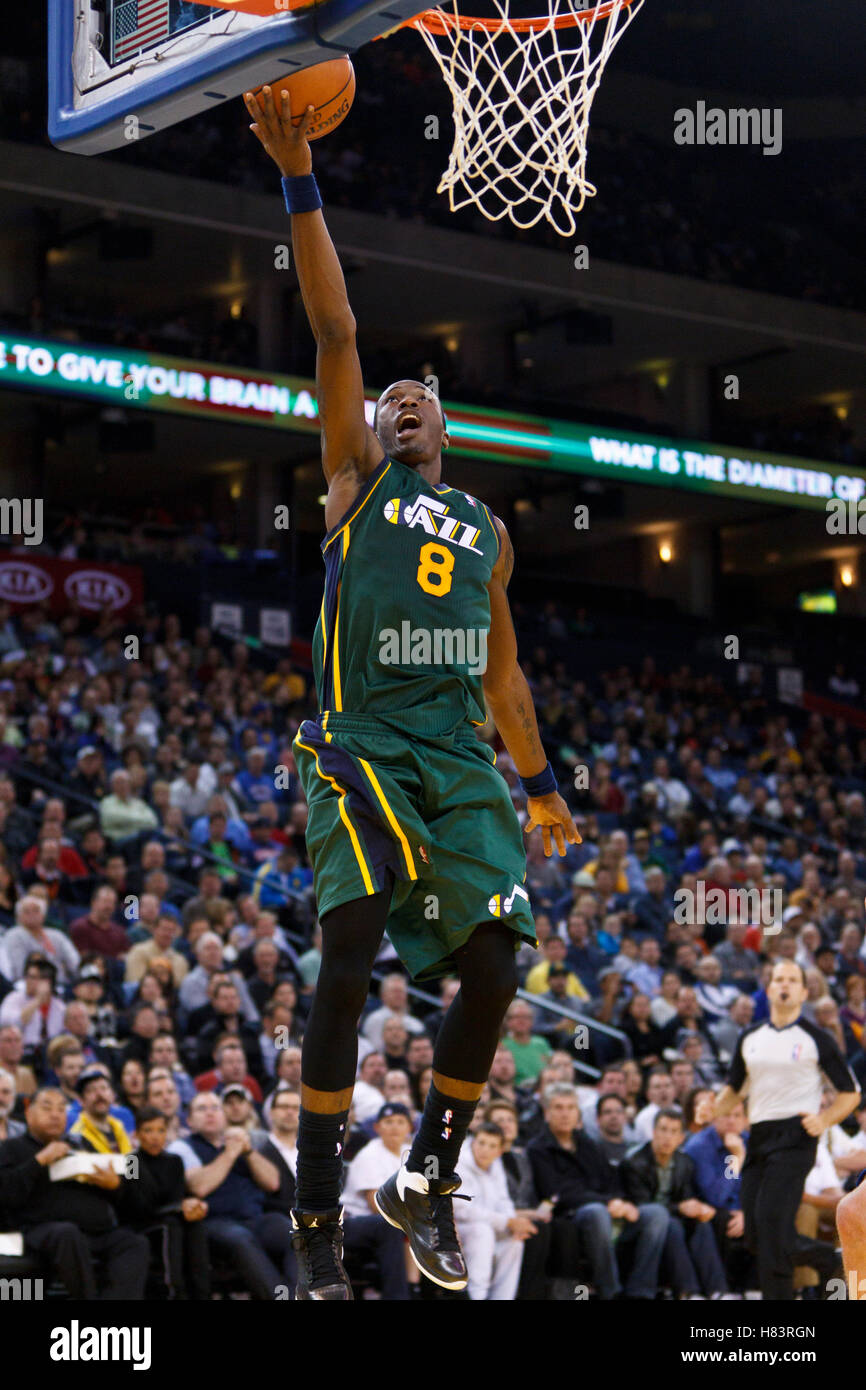Feb 2, 2012; Oakland, CA, USA; Utah Jazz small forward Josh Howard (8 ...