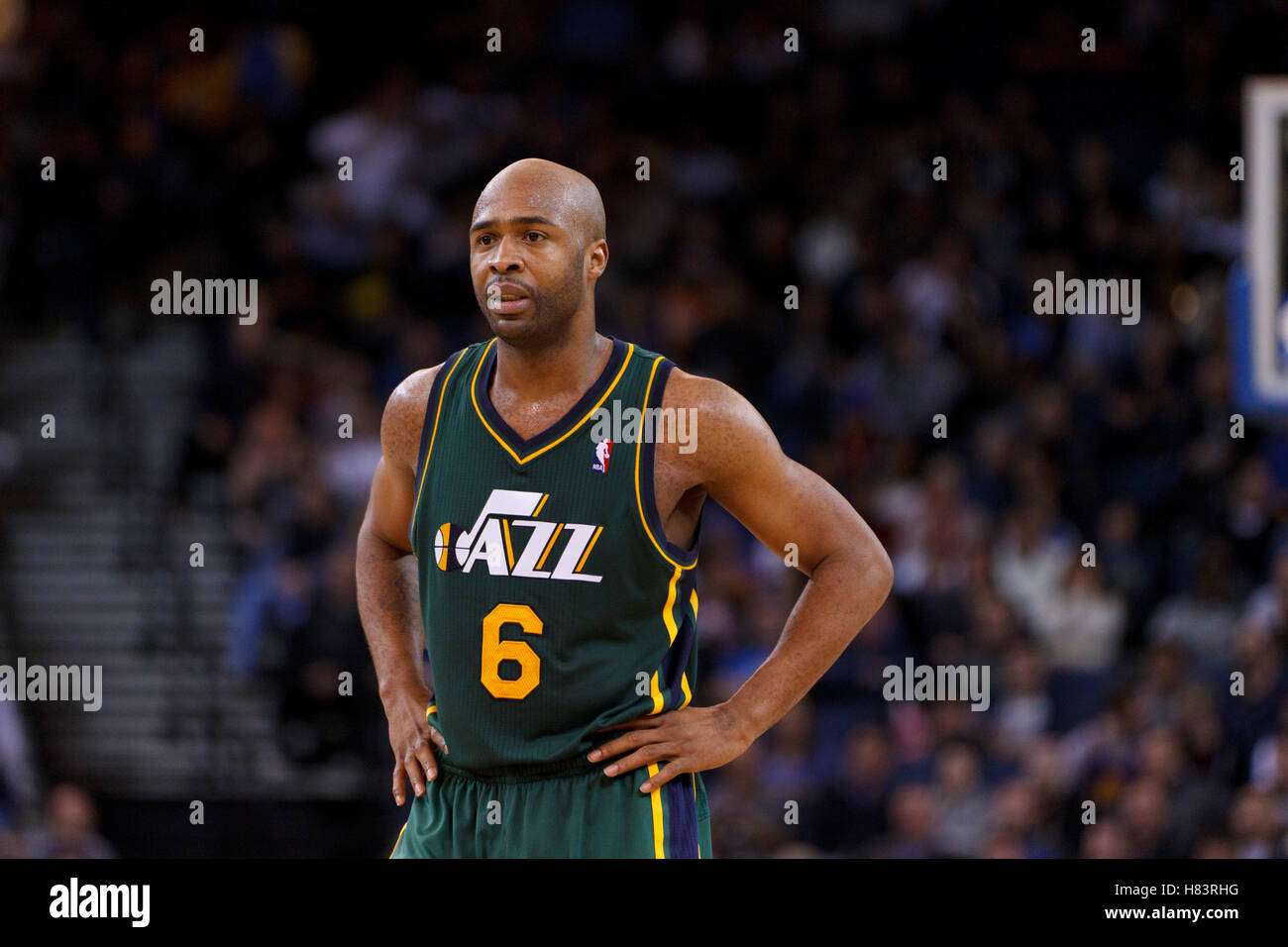 Feb 2, 2012; Oakland, CA, USA; Utah Jazz point guard Jamaal Tinsley (6 ...
