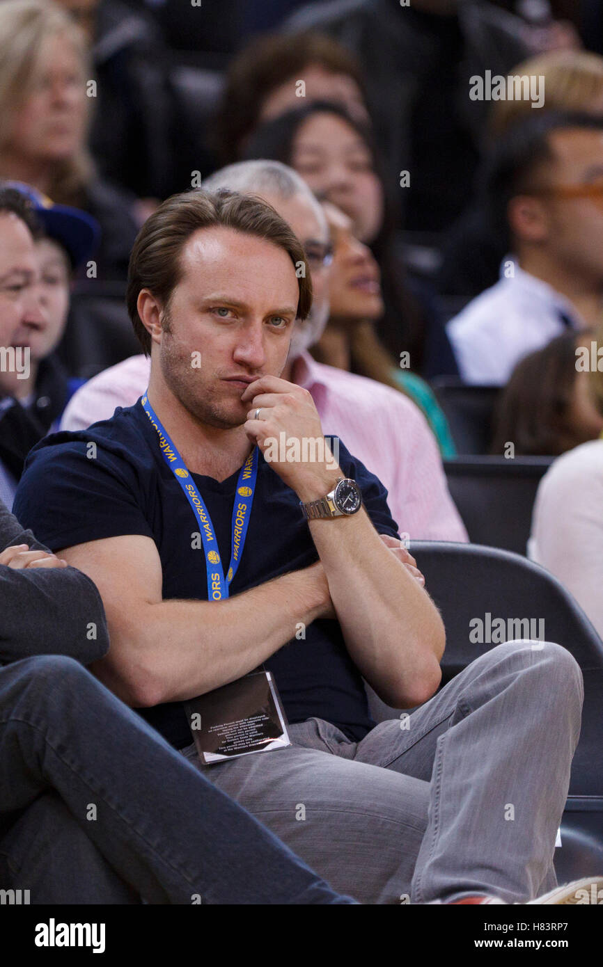 Feb 15, 2012; Oakland, CA, USA; YouTube co-founder Chad Hurley sits in ...