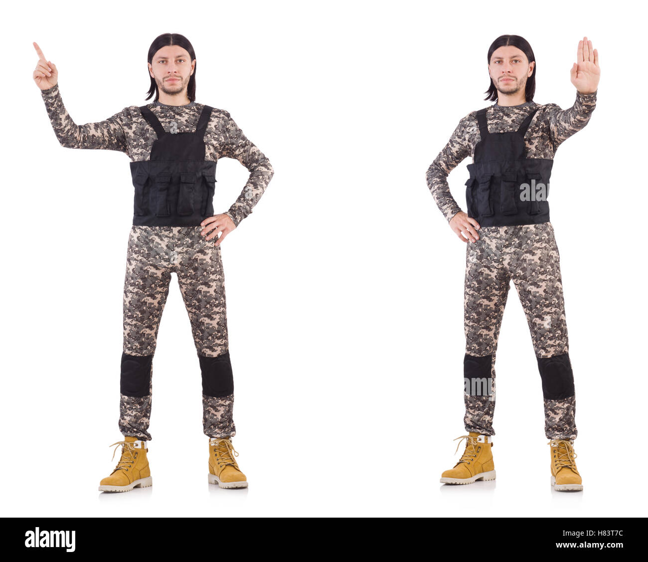 Bullet proof vest white background hi-res stock photography and images ...