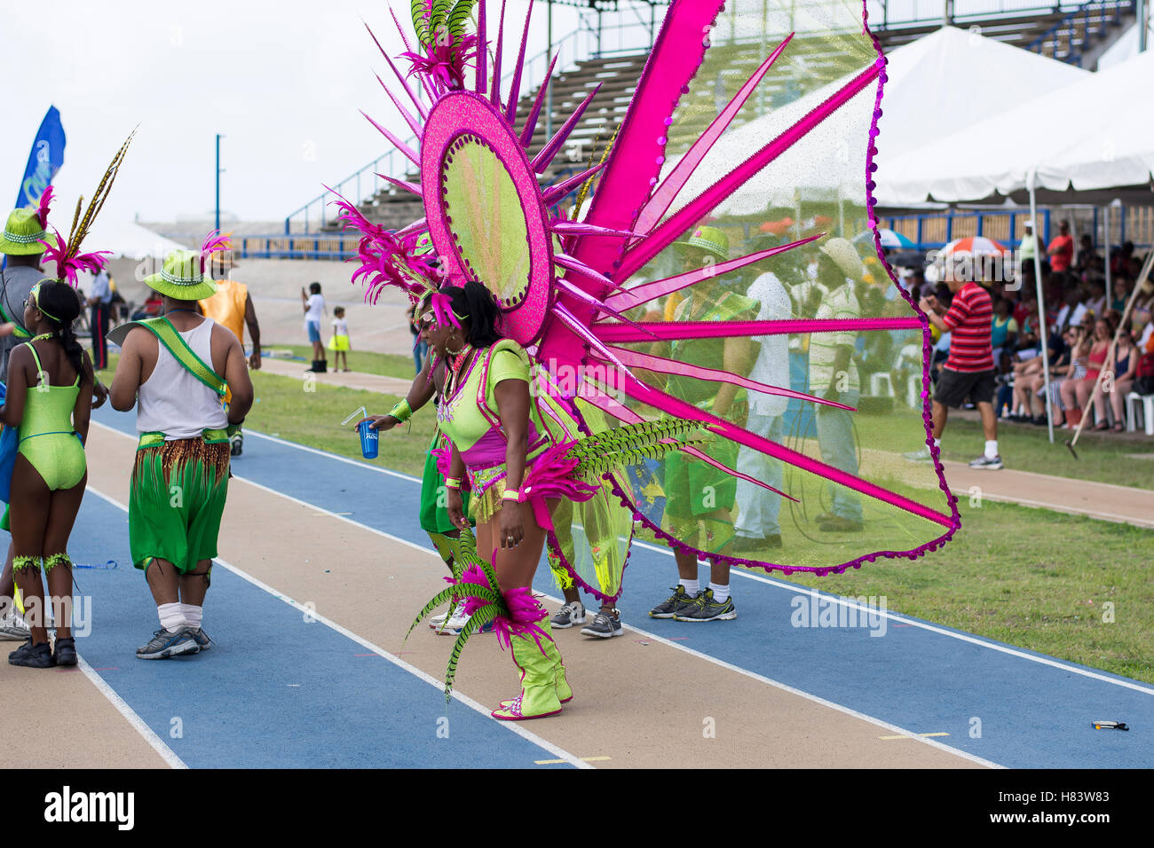 Barbados Crop Over Festival (Grand Kadooment 2016 in Barbados Stock ...