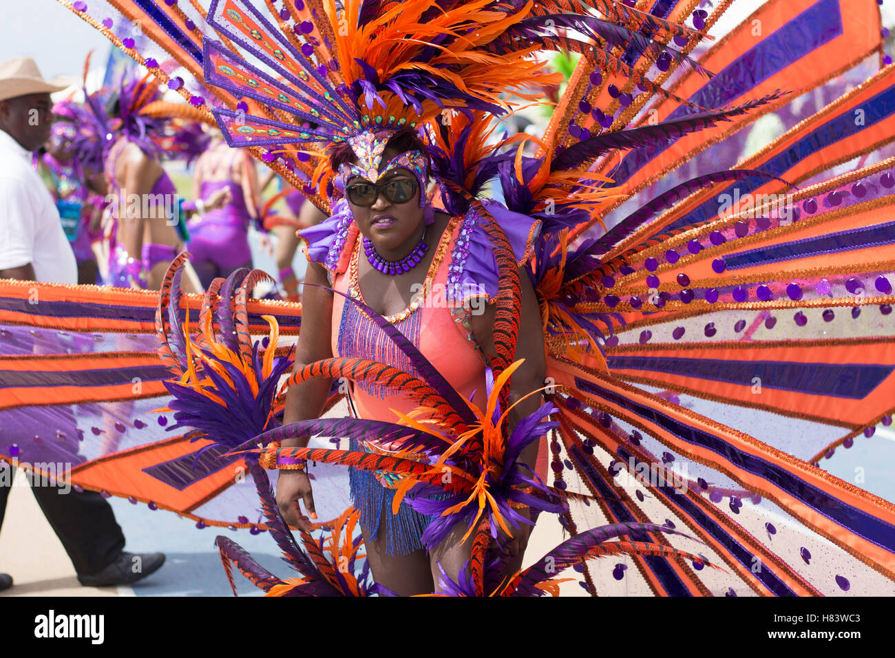 Barbados Crop Over Festival (Grand Kadooment 2016 in Barbados Stock ...