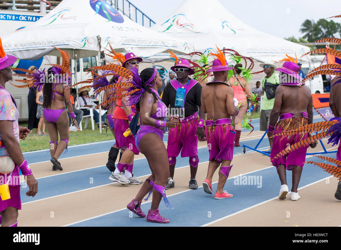 Barbados Crop Over Festival (Grand Kadooment 2016 in Barbados Stock ...