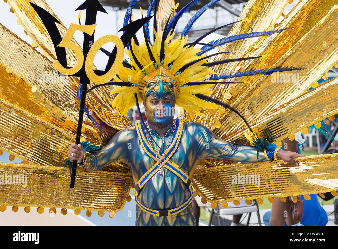 Barbados Crop Over Festival (Grand Kadooment 2016 in Barbados Stock ...
