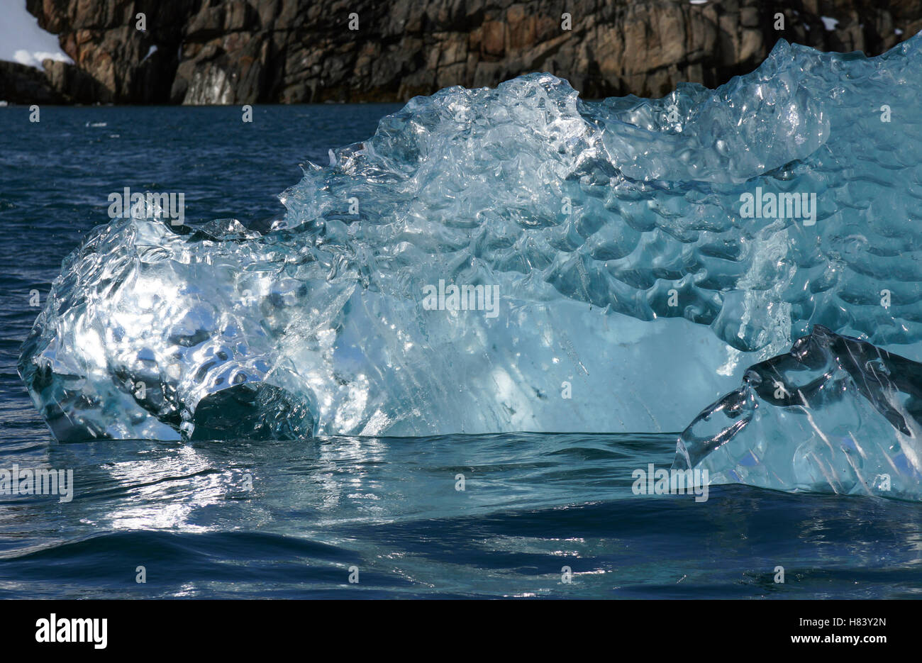 Floating sea ice, Greensly Island, Denmark Stock Photo - Alamy
