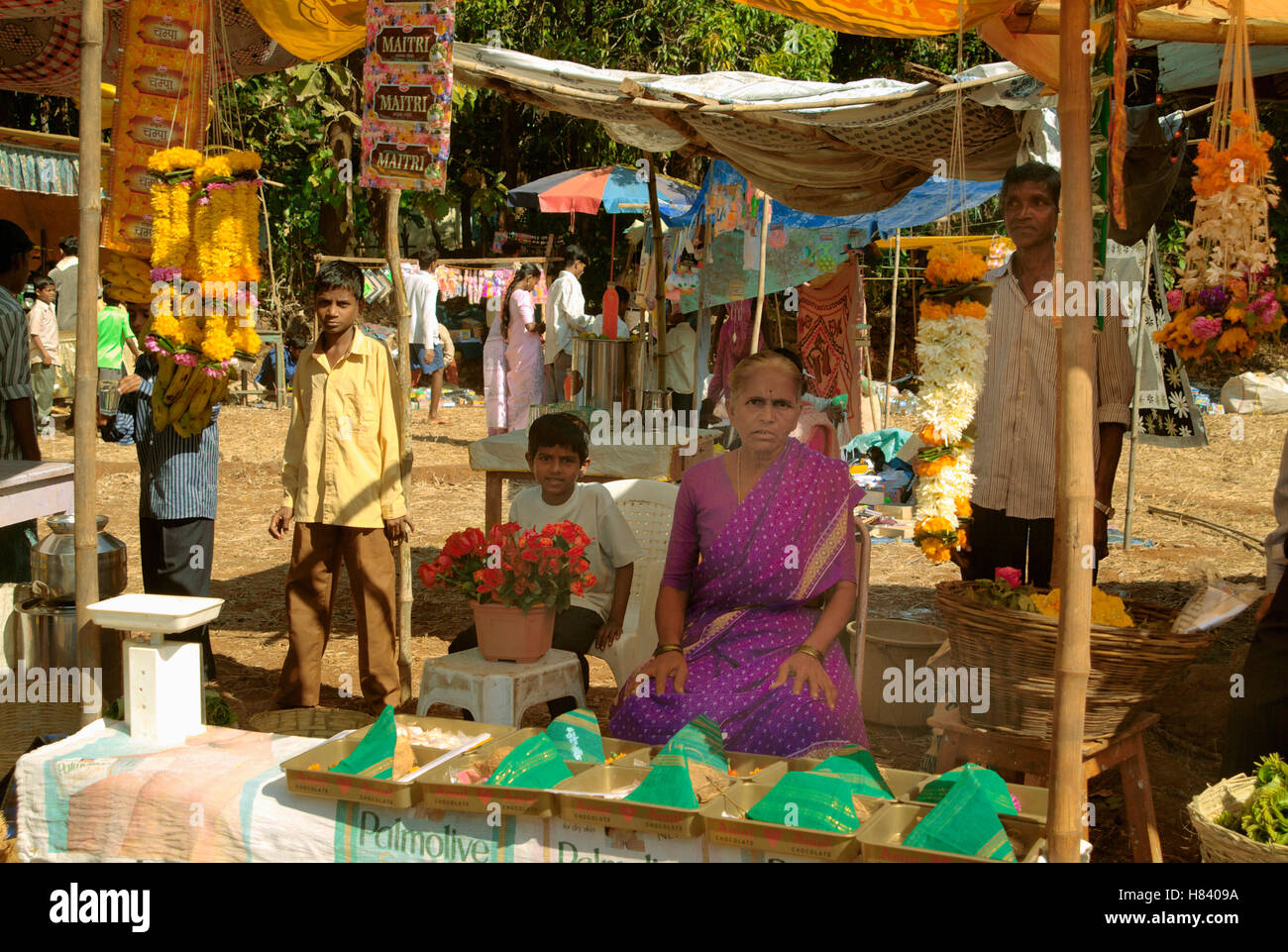 Rural indian village shop hi-res stock photography and images - Alamy
