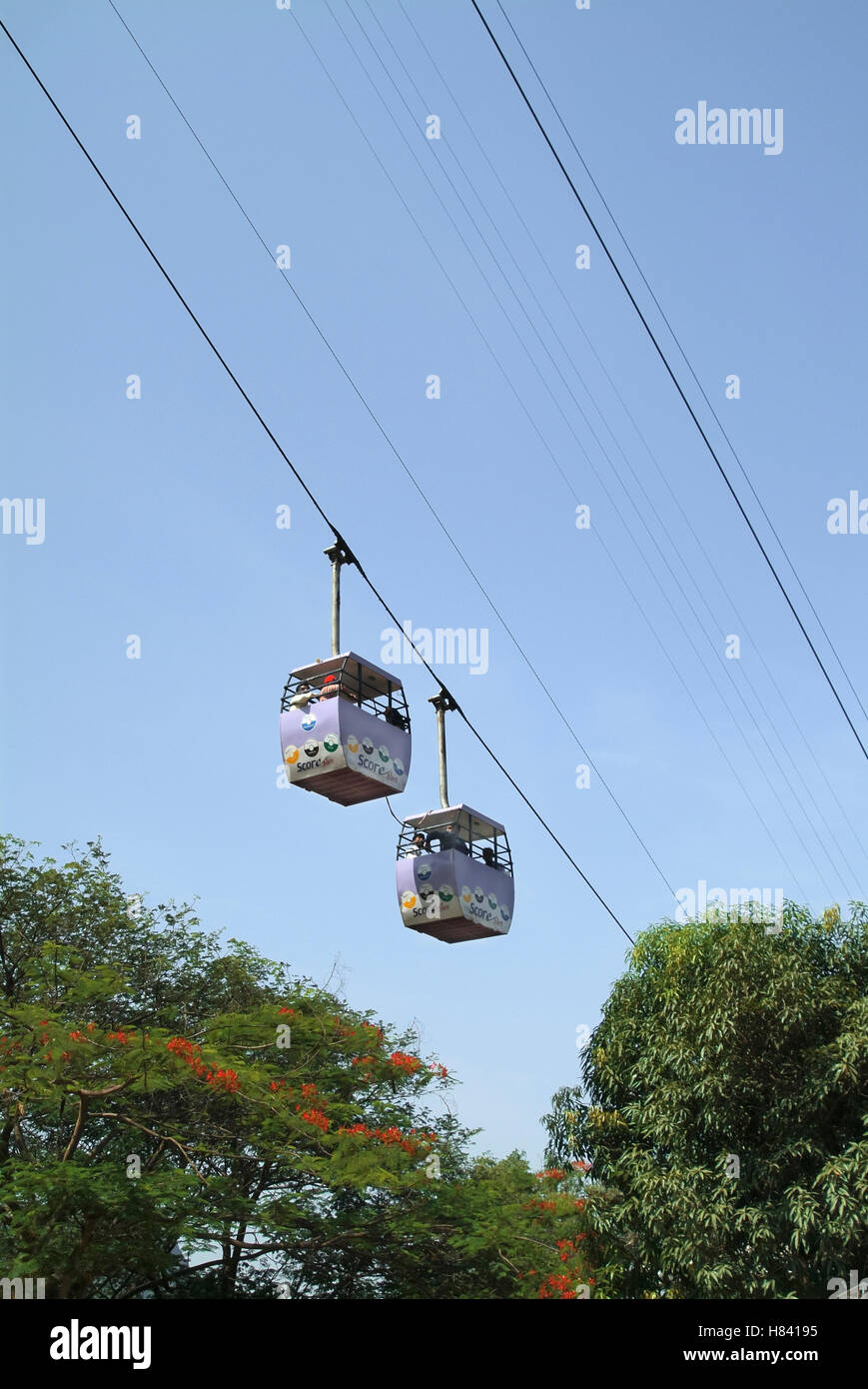Ropeway at Raigad fort, Maharashtra, India Stock Photo - Alamy