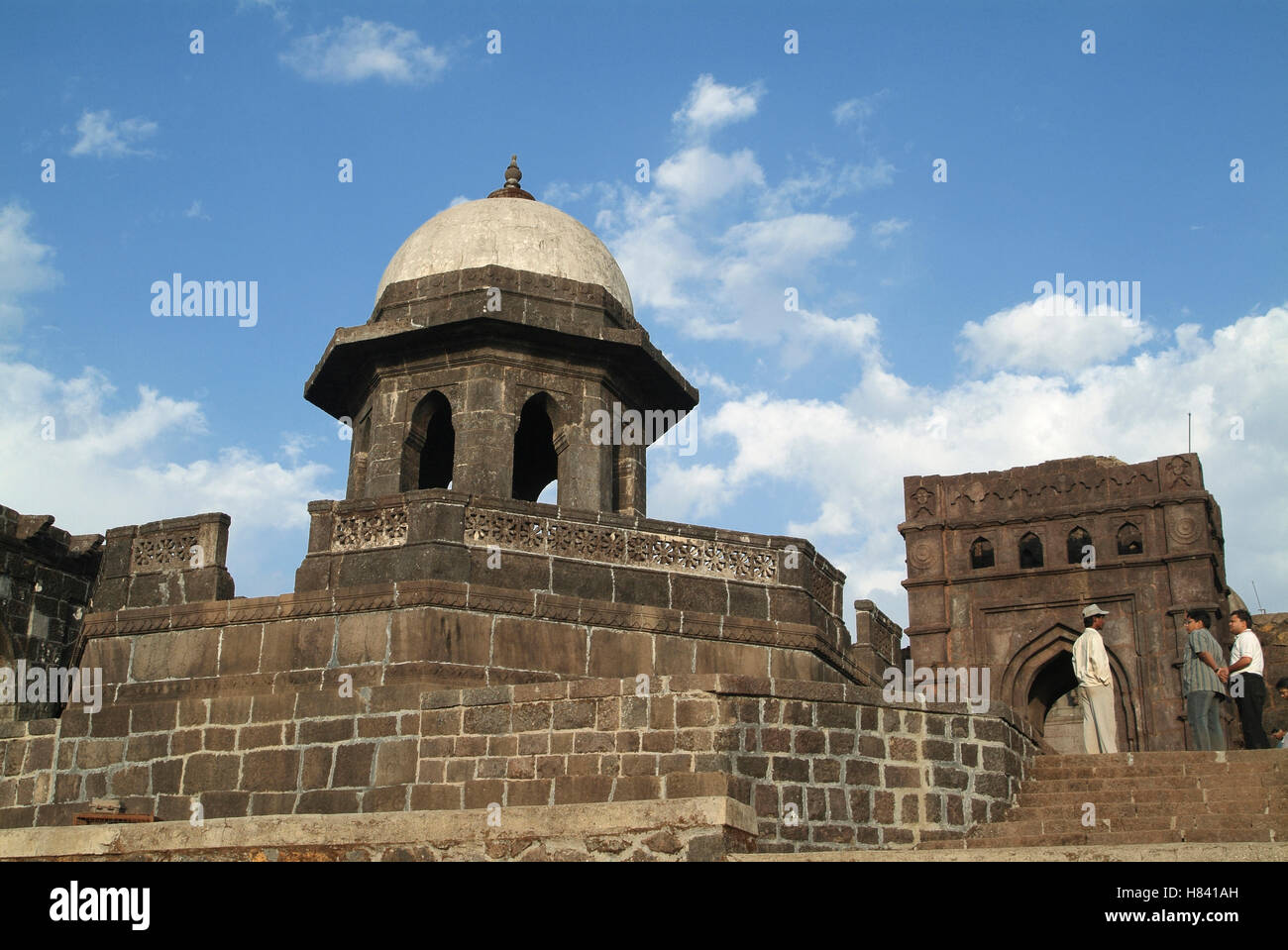 Samadhi (burial place) of King Shivaji. Raigad, Maharashtra, India ...