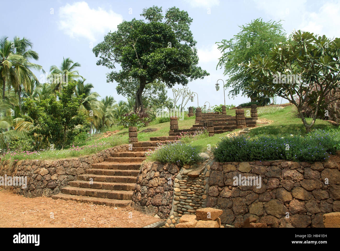 Garden in Goa, India Stock Photo - Alamy