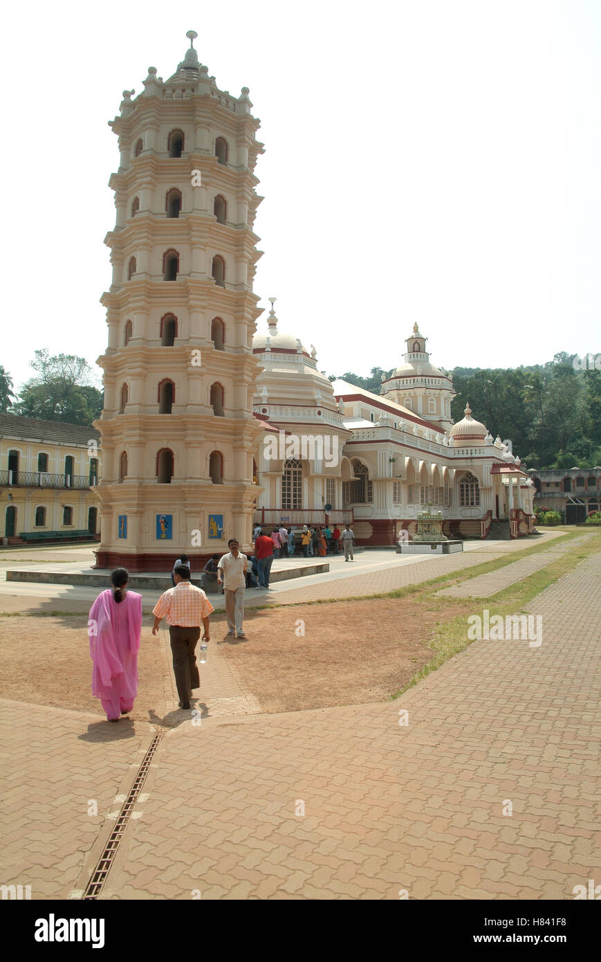 Shree shantadurga temple hi-res stock photography and images - Alamy