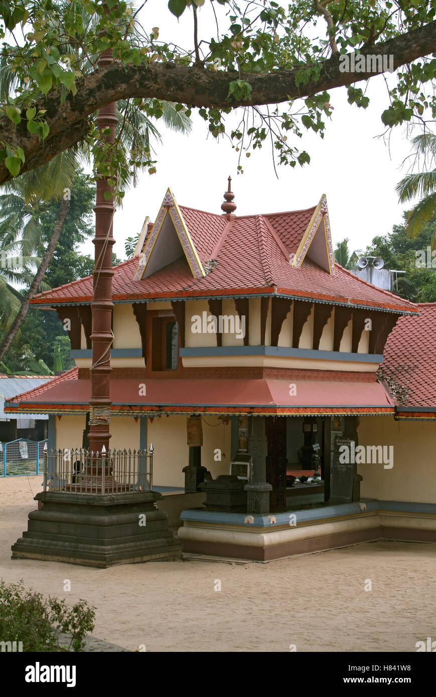 South Indian style temple Stock Photo - Alamy