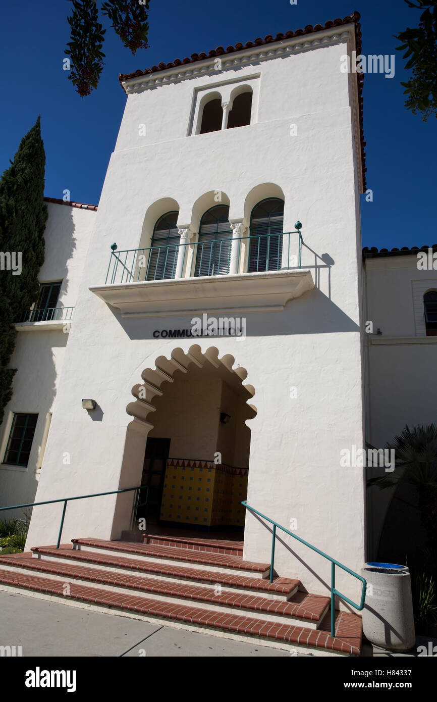 The communications building at San Deigo University Stock Photo - Alamy