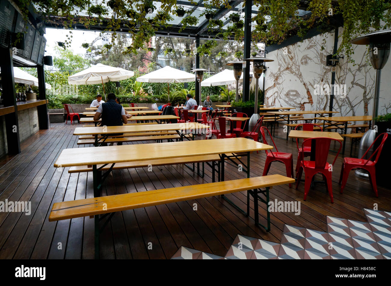 Mercado Roma hip food market in the Roma neighborhood in Mexico City ...
