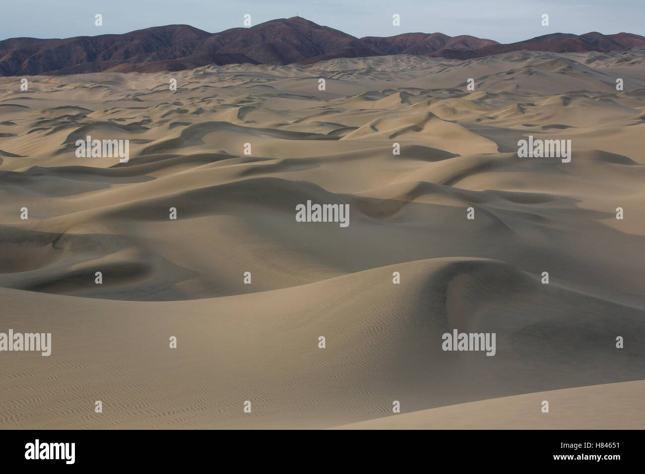 Sand dunes, San Fernando Reserve, Nazca Desert, Peru Stock Photo - Alamy